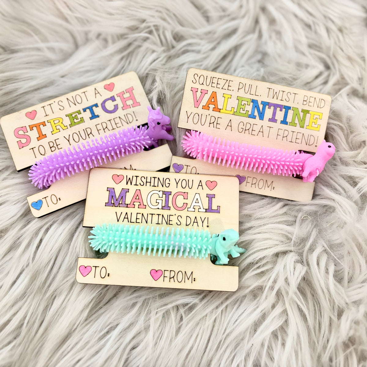 Squishy Stretch Toy Valentines – Sincerely, Bre LLC